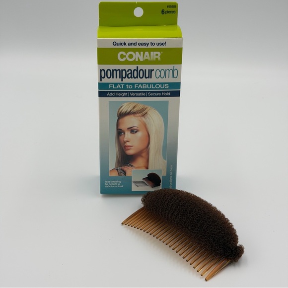 Conair | Accessories | Conair Pompadour Comb Brown | Poshmark